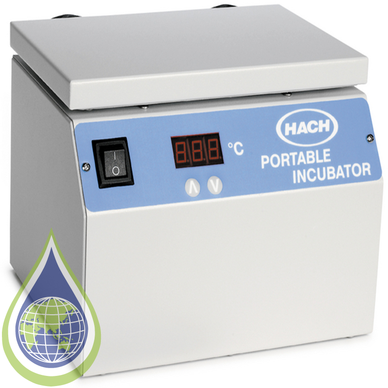 HACH Pacific Incubator, Portable, 12 VDC, 30-50 °C (± 0.5 °C)