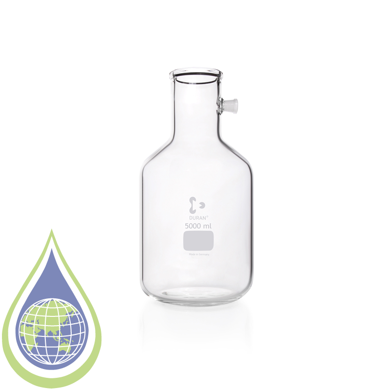 DURAN® Filtering flasks and bottles with side-arm socket, Bottle shape ...