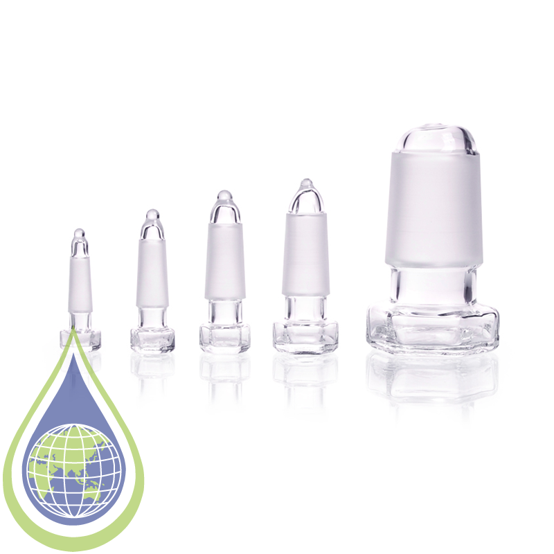 DURAN® Hexagonal stoppers, pointed, diamond ground