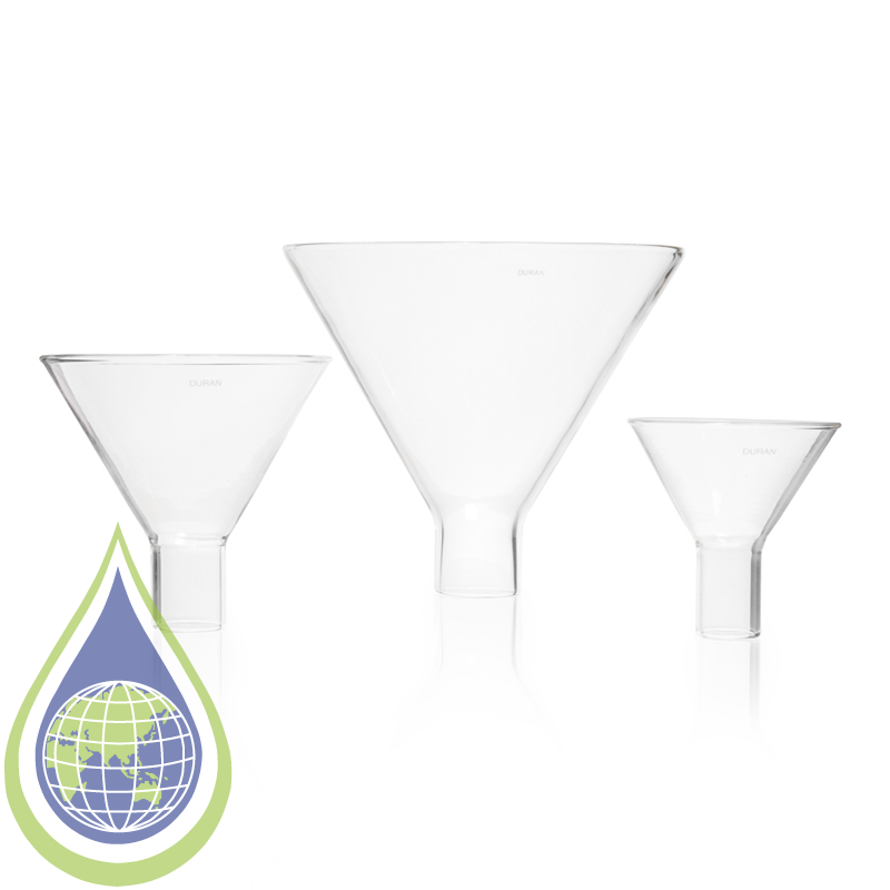 DURAN® Powder funnel, short wide stem