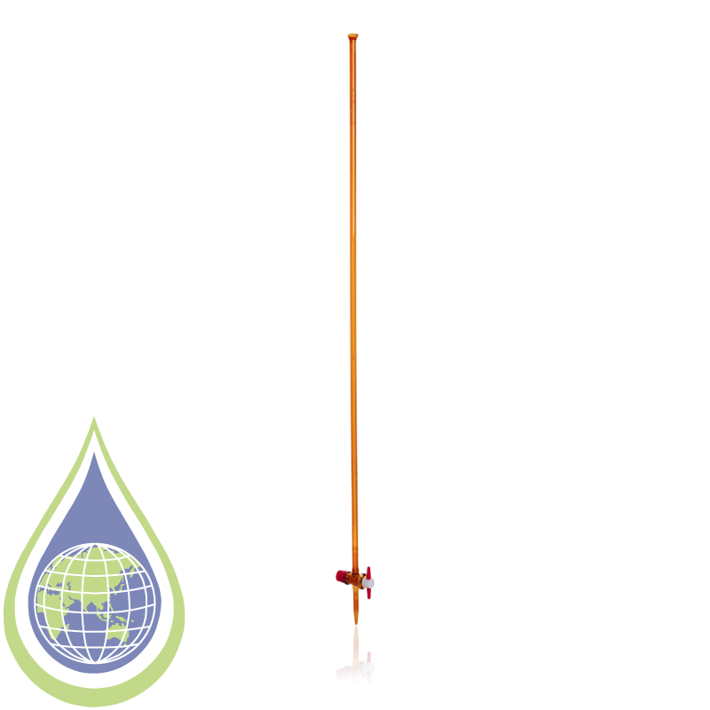 DURAN® burette, amber glass, conformity certified, white print, main ...