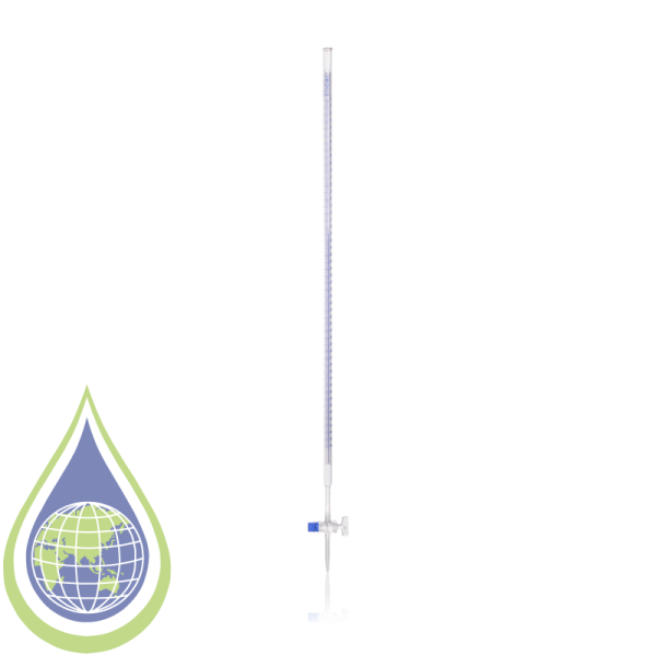 DURAN® burette with straight stopcock, class AS, PTFE key