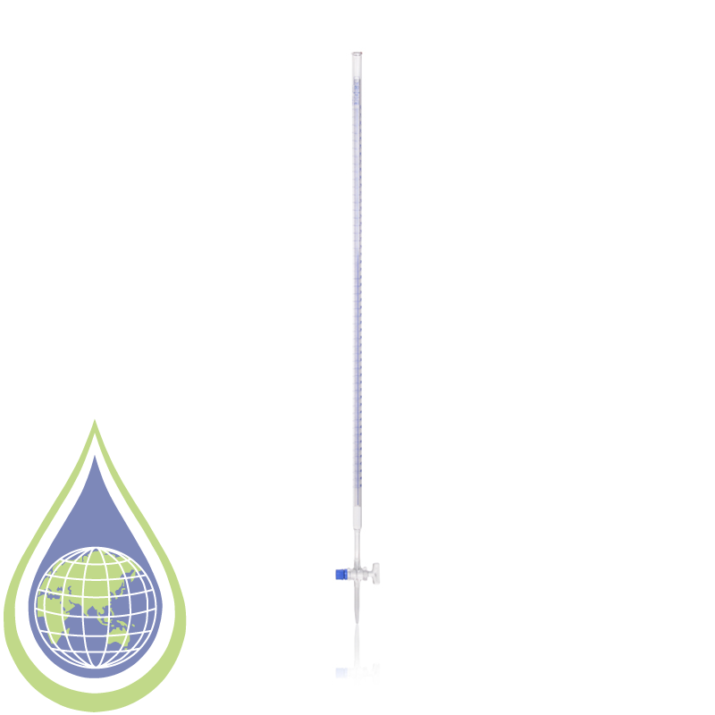 DURAN® burette with straight stopcock, class AS, PTFE key