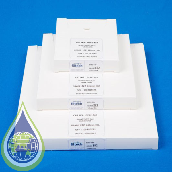 Filtech 282 Grade - 1.5µm Quantitative Ashless Filter Papers