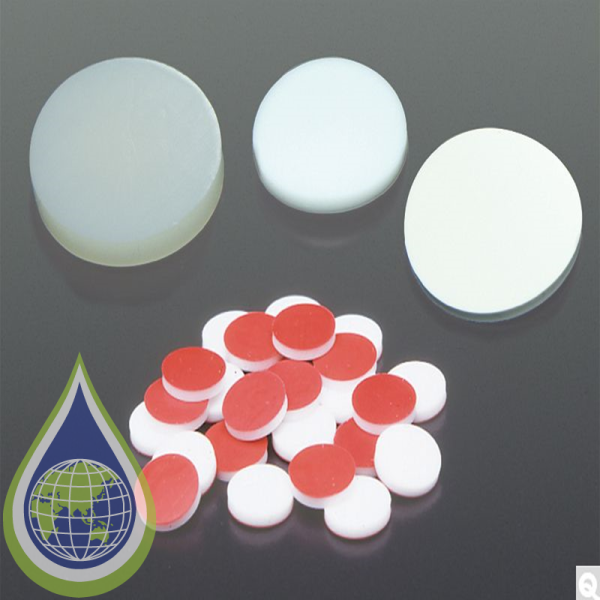 9mm PTFE/Red Rubber 0.040" Septa