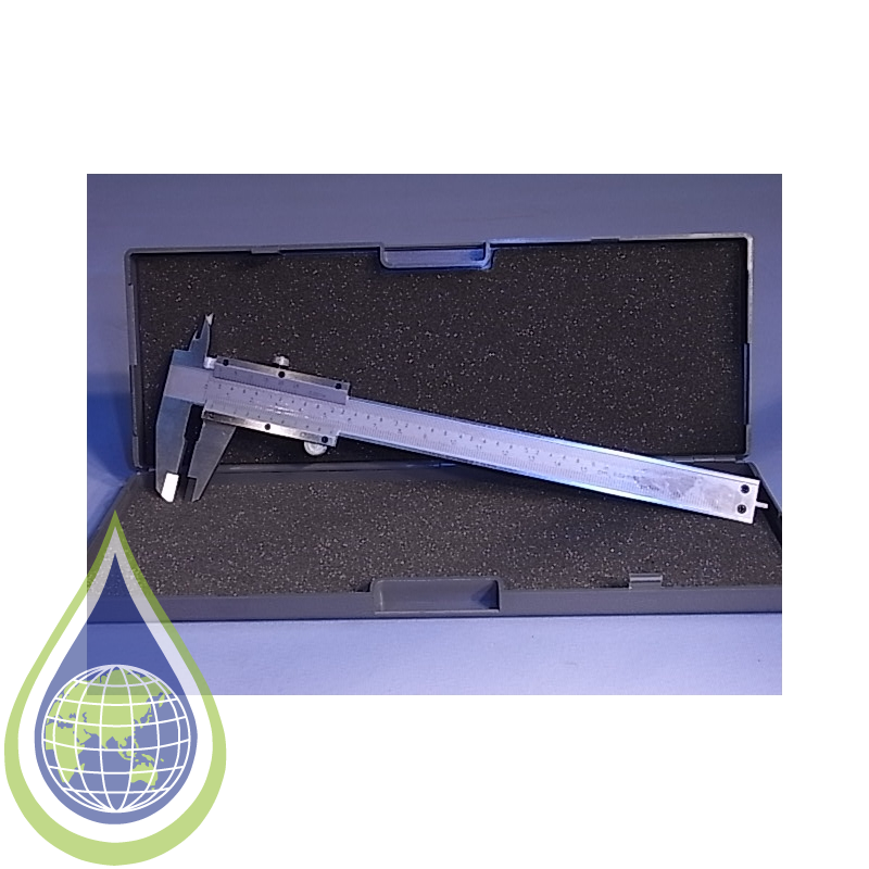Caliper, Vernier, Sliding Jaw, 150Mmx0.02Mm