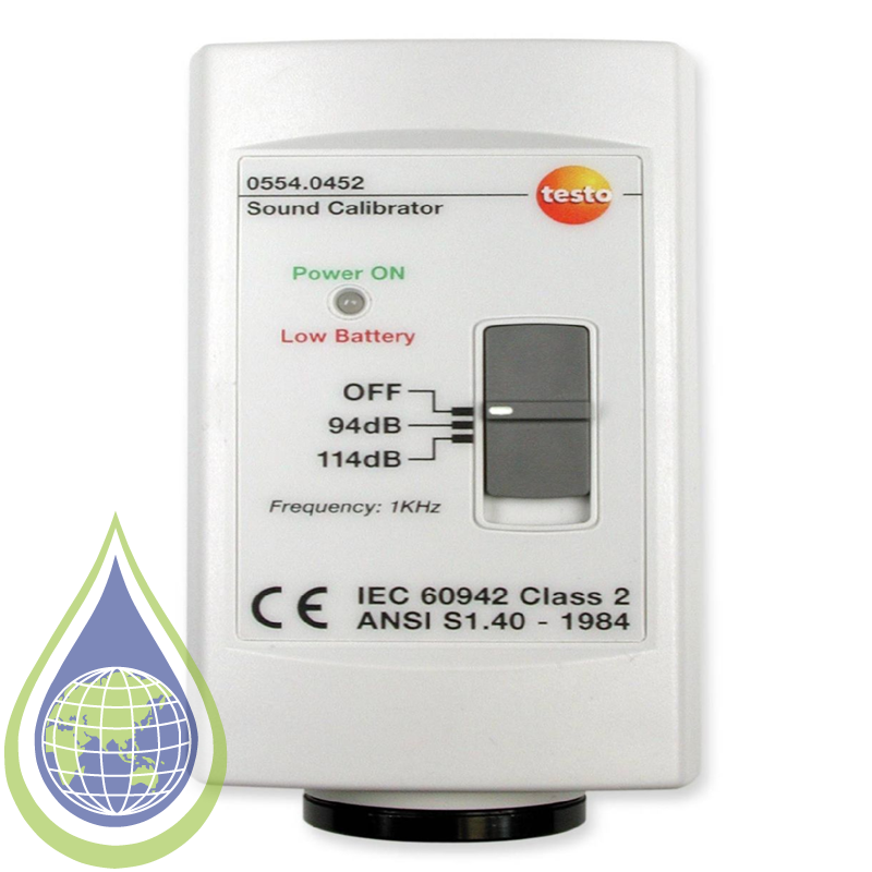 Sound level calibrator