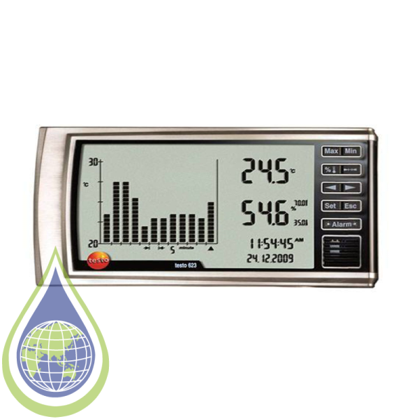 testo 623 Hygrometer with histogram